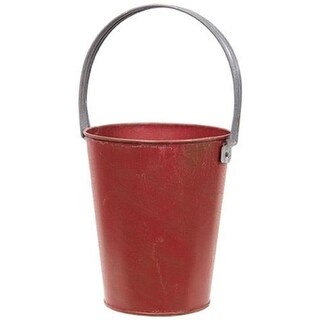 Rustic Red Bucket - Bed Bath & Beyond - 32399391