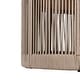 Outdoor Rattan rope & Acacia Wood Coffee Table - Patio Balcony ...
