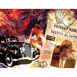 Gangsta Design Gallery Frame For Wall Decor - 48x36x2 inches - Bed Bath ...