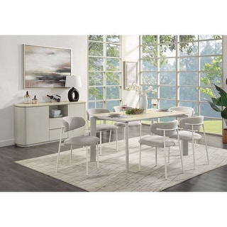 Light Gray Finish Dining Table - Bed Bath & Beyond - 42102921