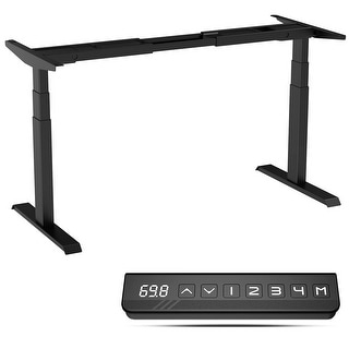 Standing Desk Frame Dual Motor Height Adjustable Desk Motorized Stand ...
