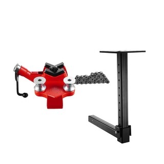 UIMOSO Heavy-Duty Pipe Chain Vise, 1/8" - 5" Pipe Capacity, 26" Rugged ...