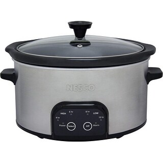 Digital Slow Cooker, 6 Quart, Silver - Bed Bath & Beyond - 37551959