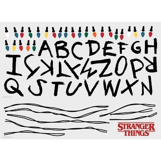 Netflix Stranger Things Christmas Light Peel And Stick Giant Wall ...