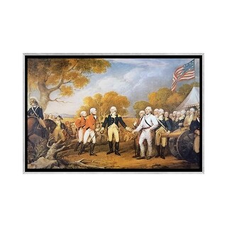 iCanvas "Surrender of General Burgoyne at Saratoga, New York, 17 ...