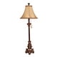 Bronze Polystone Antique Style Room Buffet Lamp with Tassel Pull Chain ...