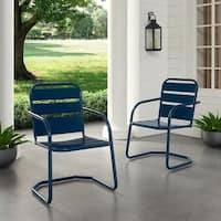SAFAVIEH Outdoor Living Hutton Chair (Set of 2) - 22" W x 25.6" D x 35 ...
