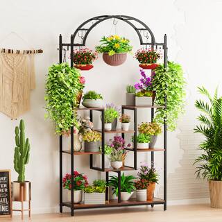 Heavy Duty Hanging Plant Stand Shelving Unit Flower Pot Rack - Bed Bath ...
