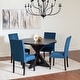 Roundhill Furniture Enbridge 5-piece Dining Set, Cross-Buck Dining ...