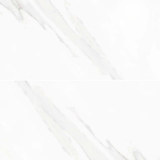 Delaney 24x48 Blanco Polished Marble Look Porcelain Tile - Floor & Wall ...