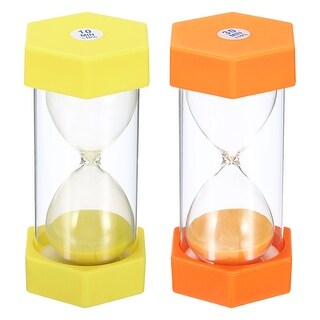 10，30 Min Sand Timer,2pcs Hexagon with Cover,Count Down Sand Clock ...