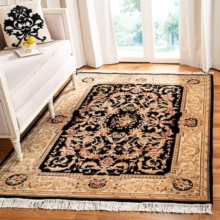 SAFAVIEH Handmade Versailles Ragne Traditional Silk Rug - Bed Bath ...