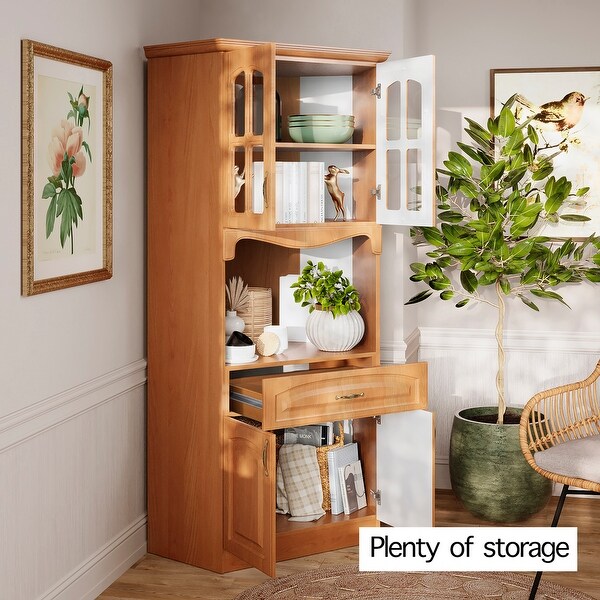 Corner freestanding pantry store