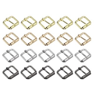 Roller Buckles, 60pcs 25x20mm 3.8mm Thick Metal Belt Pin Buckle, 4 ...
