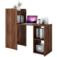 Costway Extendable Computer Desk Reversible Home Office Desk Study ...