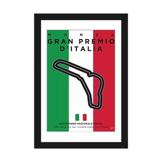iCanvas "F1 Monza Race Track Minimal Poster" by Chungkong - Bed Bath ...