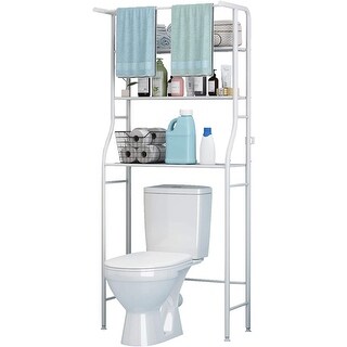 Over The Toilet Rack 3 Shelf, Corner Stand Storage Racks,The Washing ...
