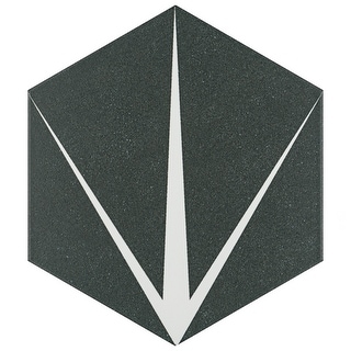 Merola Tile Venice Hex Pink 8-5/8" x 9-7/8" Porcelain Floor and Wall ...