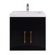 Eliza 24'' Wall Mounted Vanity with Single Sink - Bed Bath & Beyond ...