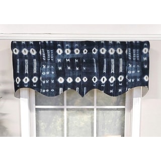 RLF Home Design Pulsar Regal Window Valance - Bed Bath & Beyond - 39459326