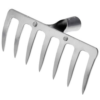 7 Teeth Garden Rake Head Galvanized Manganese Steel without Handle ...