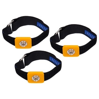 ESD Anti Static Wrist Strap, 11.8 Inch 3Pcs Stick Buckle Adjustable ...