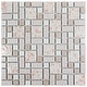 Merola Tile University Pink 11-3/4" x 11-3/4" Porcelain Floor and Wall ...