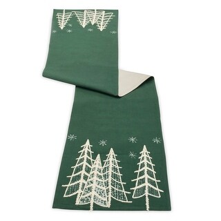 Embroidered Pine Tree Table Runner 72"L - Bed Bath & Beyond - 40833960