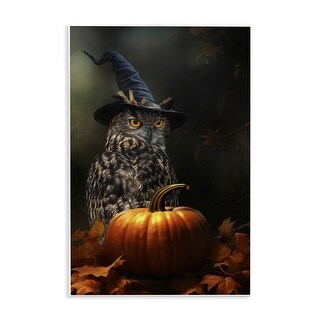Stupell Bewitching Gaze of Owl Wall Plaque Art Design By Kelley Parker ...