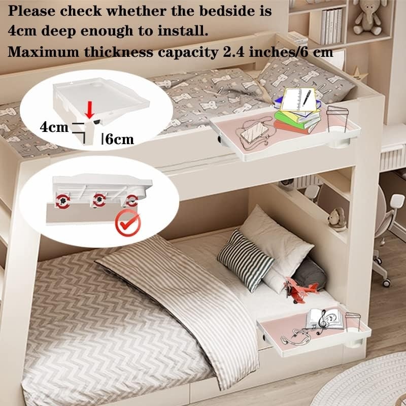 bunk bed table clip on