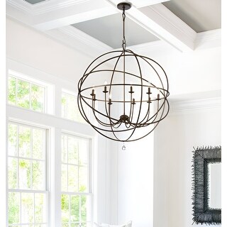 Shamaria 9 - Light Large Dimmable Globe Chandelier Oversized - On Sale ...