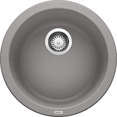 Blanco Rondo Bar Undermount 513382 Metallic Gray - Overstock - 20634224