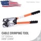 Large Wire Terminal Crimping Tool 6-50mm² Cable Lug Crimper Cu/Al ...