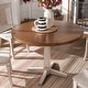 Ronda Round Two-Tone Dining Table - Bed Bath & Beyond - 40268775