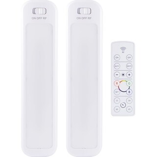Wireless Remote-Control 12in. Light Bars, 2 pack - 44578 - White - Bed ...
