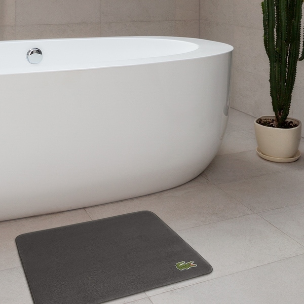 Lacoste memory foam bath mat store