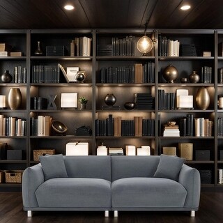 88.58" Comfy Bread-Like Loveseat Sofa Couch with Extra Deep Seats, 2 ...