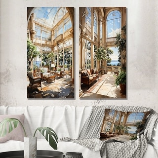 Designart "Country Clubs Elegant Retreat" Country Clubs Wall Art Set Of ...