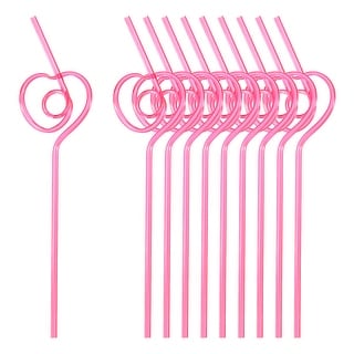 40pcs Silly Straws, 250x58mm Crazy Straws for Gift Christmas - Red ...