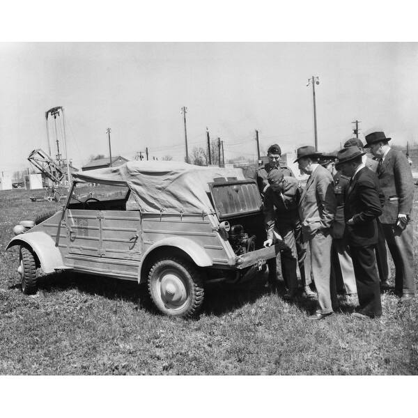 An Inspection Party Looks Over A German Volkswagen History - Bed Bath ...