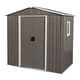 Patio Lawn Backyard Outdoor Storage Shed with Metal Foundation Sliding ...