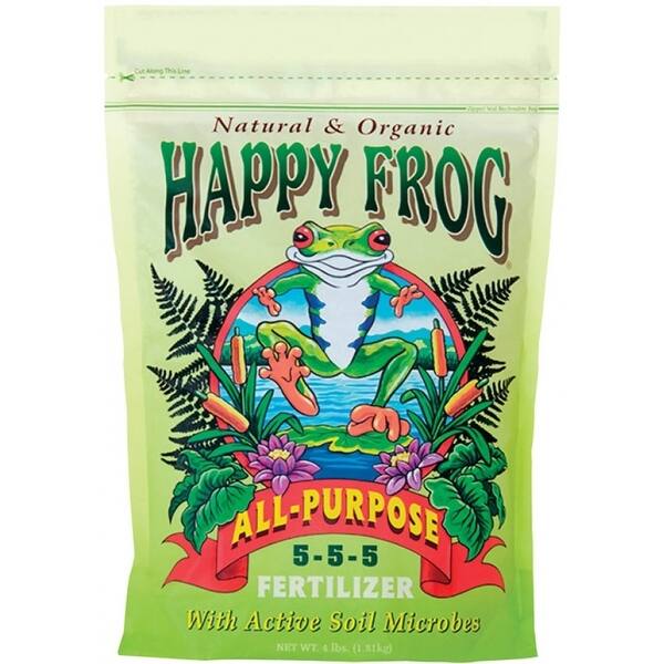 FoxFarm FX14058 Happy Frog All Purpose Fertilizer, 4 Lbs - Bed Bath ...