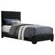 Conner Contemporary Leatherette Upholstered Panel Bed - Bed Bath ...