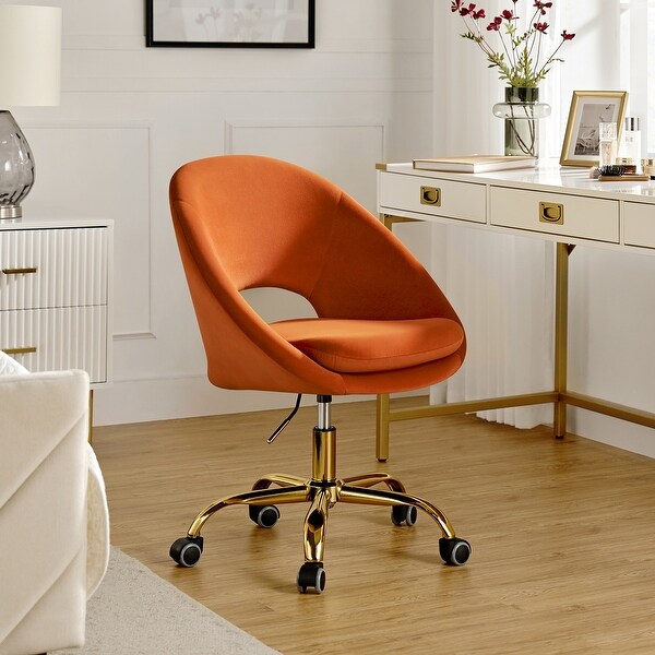 Orange task chair store