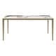 Spruce & Spring Modern Pandora Sintered Stone Dining Table with ...
