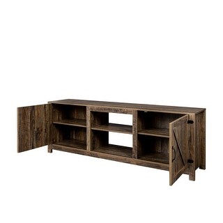 Farmhouse TV Console Media Console Cabinet with Storage Entertainment ...