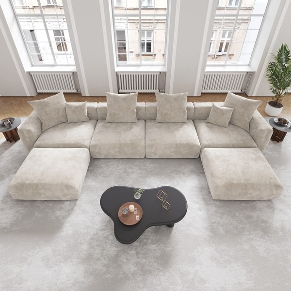 181" Corduroy Modular Sofa - On Sale - Bed Bath & Beyond - 39893677