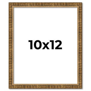 10x12 Frame Gold Kingsley Distressed Solid Wood Picture Frame Width ...