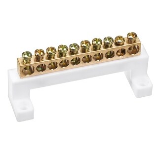 Terminal Block Connector Bar 10 Positions High Bridge Design Single Row ...