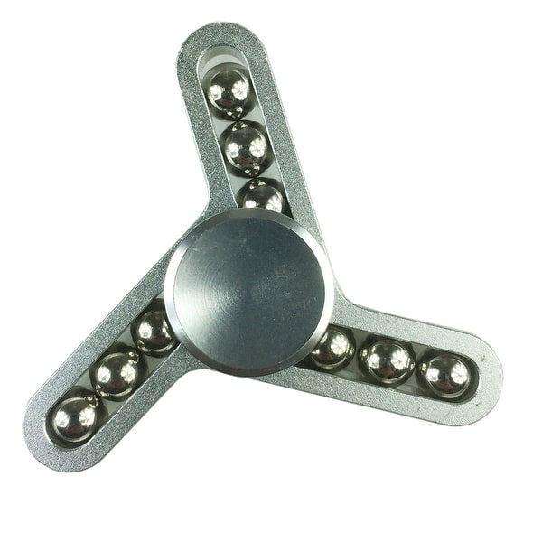 Metal Fidget Hand Spinner Long Spin ADHD Stress Relief Desk Toy with ...
